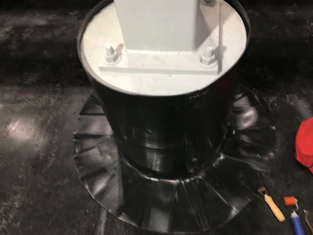 Handling Column Posts With A Flexible Liner - Wittliners Blog